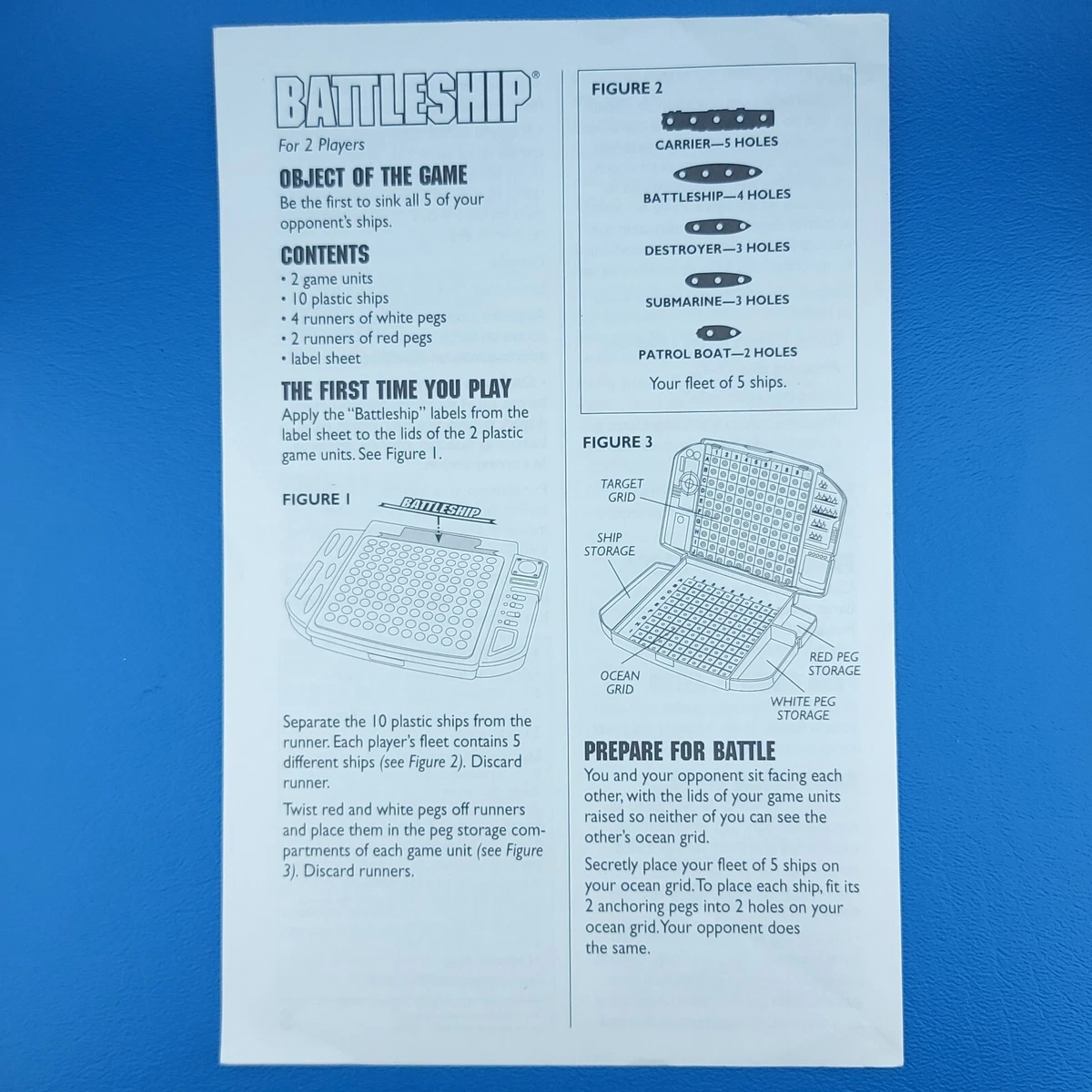 Battleship Hasbro Rules Hot Sale | aria-database.com