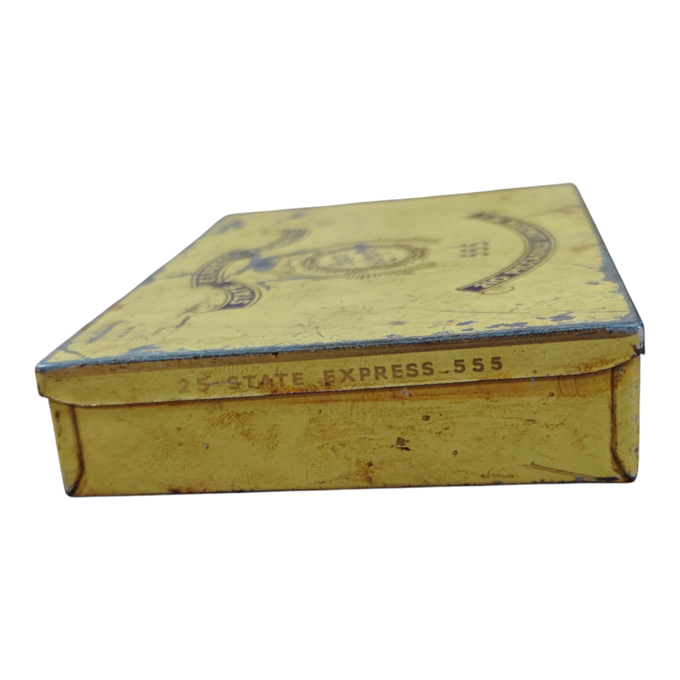 19'Ç Vintage Old Antique Rare State Express Cigarette Litho. Tin Box ...