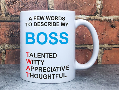 Adult Rude Boss Twat Coffee Mug Novelty Secret Santa Christmas Gift ...