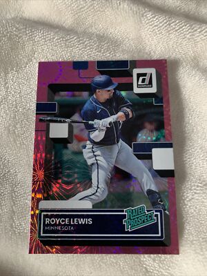 2022 Donruss RP-7 Royce Lewis Pink Fireworks - Minnesota Twins | eBay