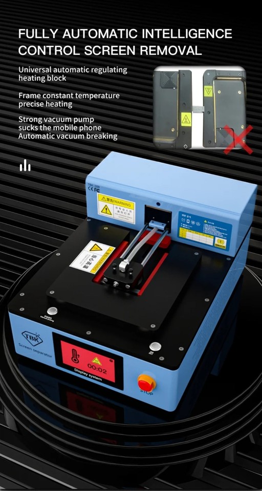 TBK-288 Automatic Intelligent LCD Heating Separator Screen Repair ...