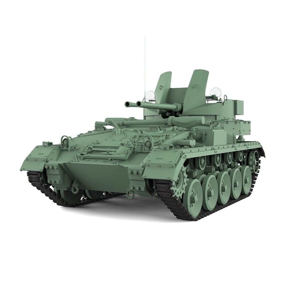 SSMODEL 517 V1.9 1/87 25mm Military Model Kit US M41 Self-propelled ...
