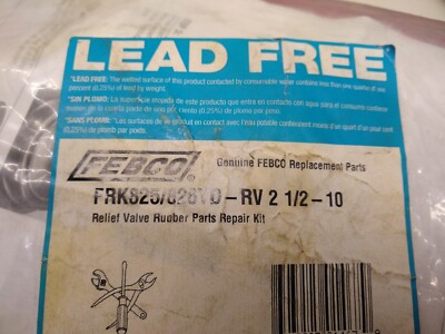 Febco Relief Valve Rubber Repair Kit 905102 New in package | eBay