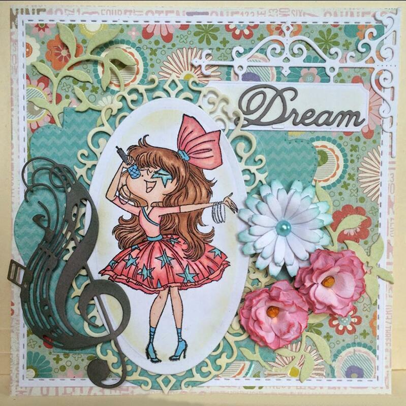 Craft Metal Cutting Dies Musical note Scrapbooking Album DIY Embossing ...