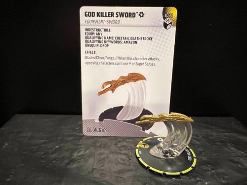 Heroclix DC Lantern Legacy: God Killer Sword #s031 w/card | eBay