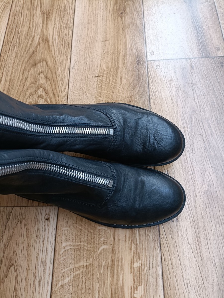 GUIDI 310 FRONT ZIP LEATHER BOOTS SIZE 36 EU, 5.5 US, 3.5 UK GUIDI 310 FRONT ZIP LEATHER BOOTS SIZE 36 EU, 5.5 US, 3.5 UK