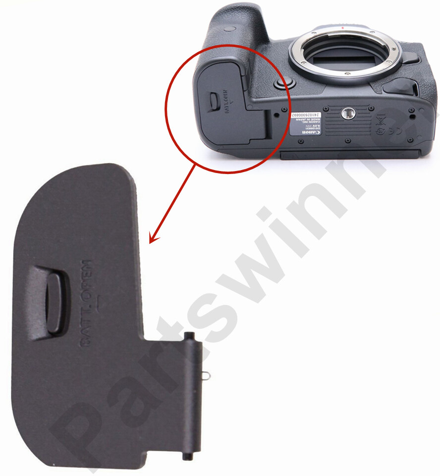 NEW Battery Door Cover Lid Repair parts for Canon EOS R5 R5C R6 R6 II ...