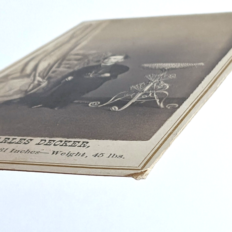 1860s CDV Photo Little Person Charles Decker 19 Years Old | eBay