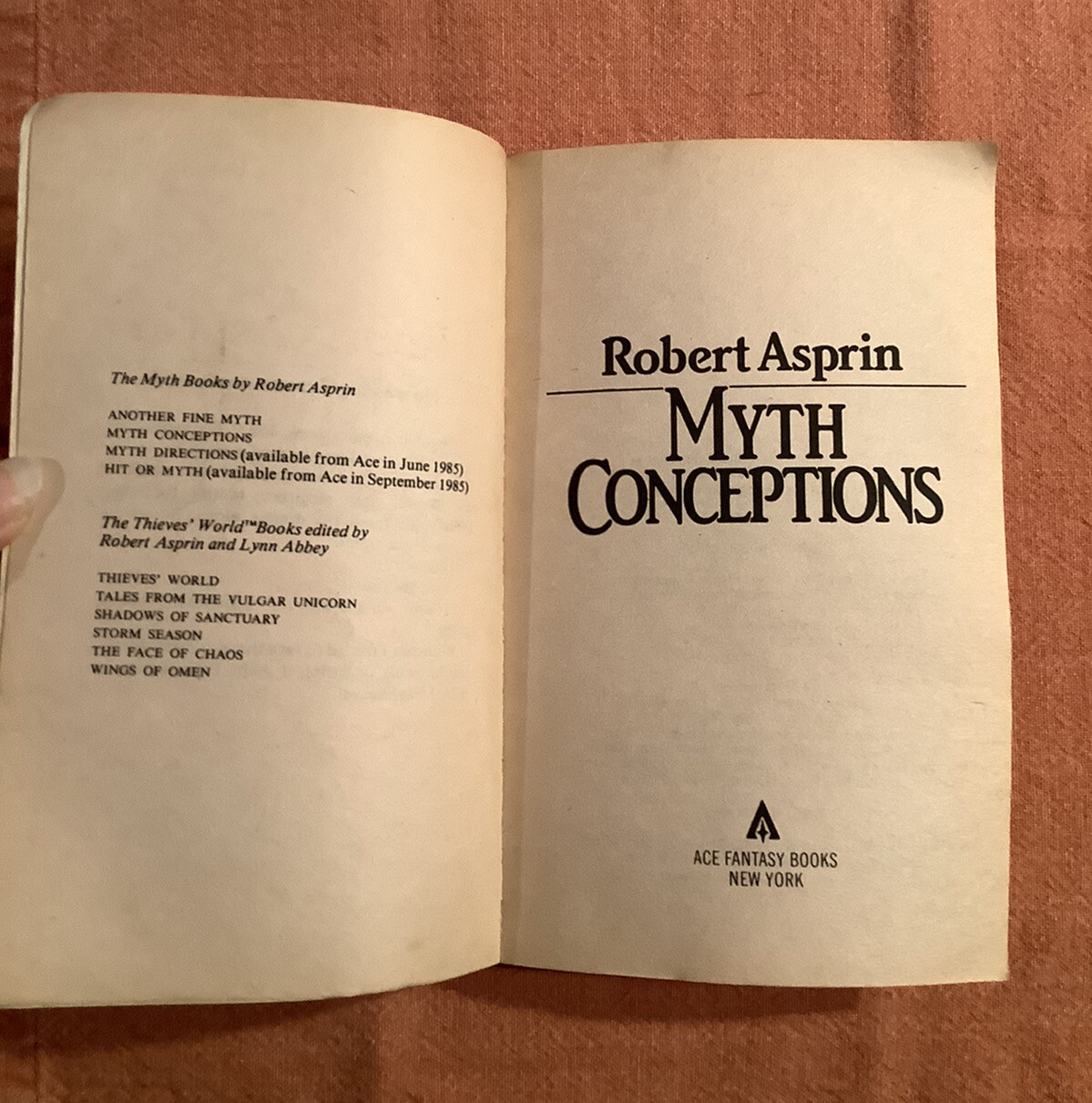 Myth Conceptions by Robert L. Asprin (1985, Paperback) 9780441555208| eBay