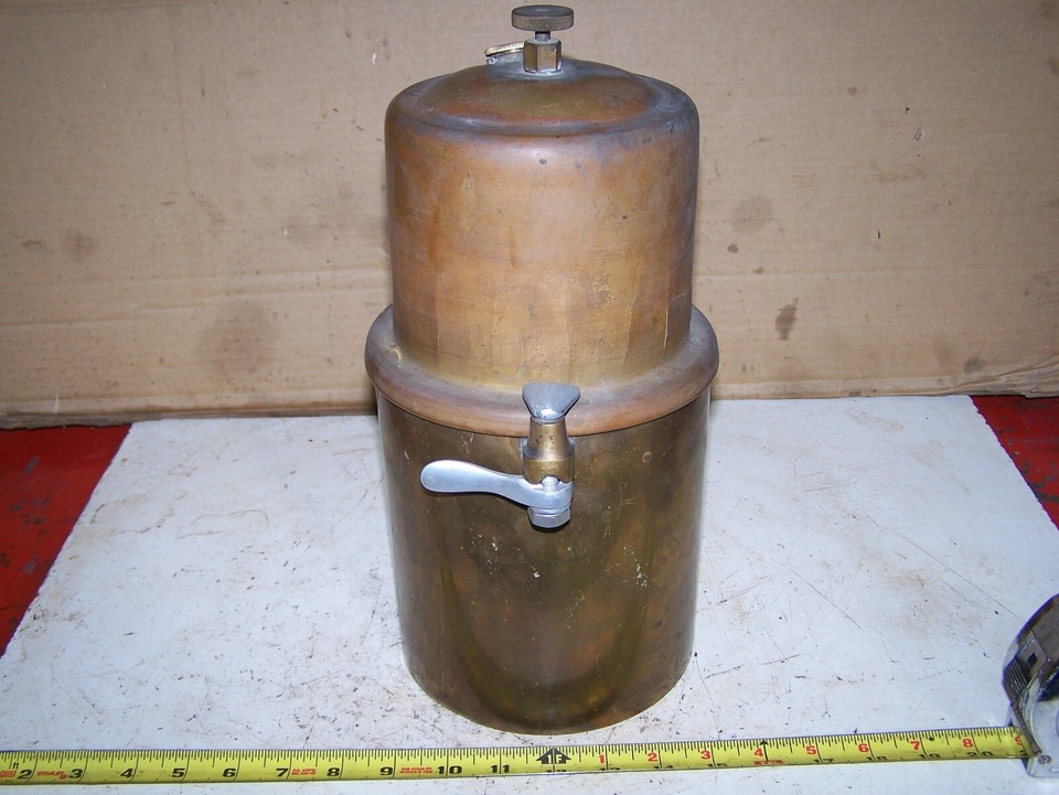 NOS BRASS CARBIDE ACETYLENE GENERATOR for Automobile Headlights PACKARD ...