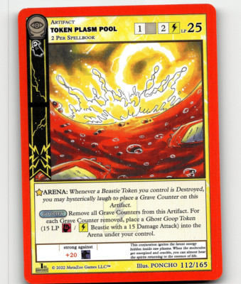 MetaZoo Token Plasm Pool 112/165 Seance: First Edition Silver | eBay