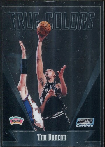 2000 Topps Stadium Club Chrome True Colors Tim Duncan #TC10 San Antonio ...