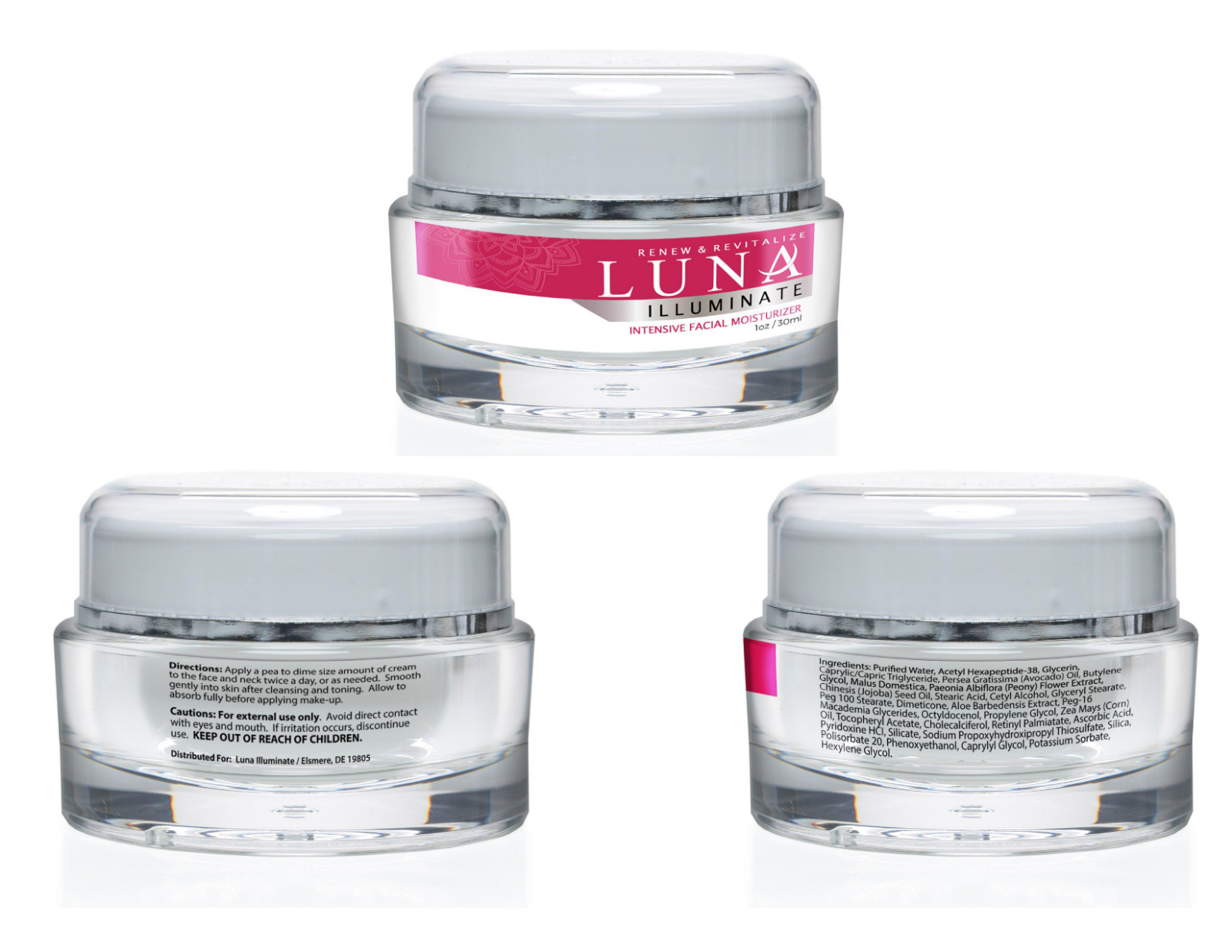 Luna Illuminate - Intensive Facial Moisturizer - Re& Revitalize ...
