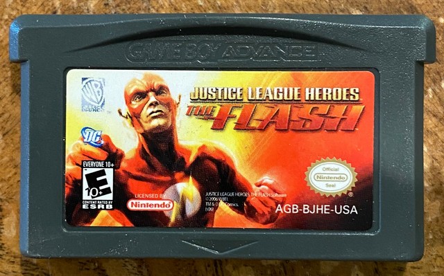 Justice League Heroes: The Flash Game Boy Advance GBA (cleaned ...