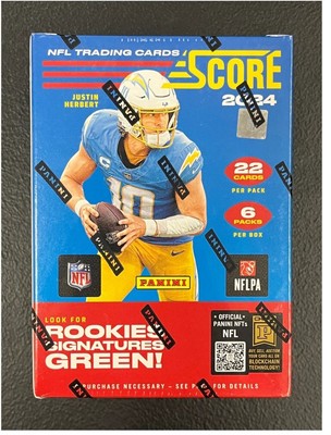 2024 Score Football Blaster Box Green Version! New Factory Sealed! | eBay