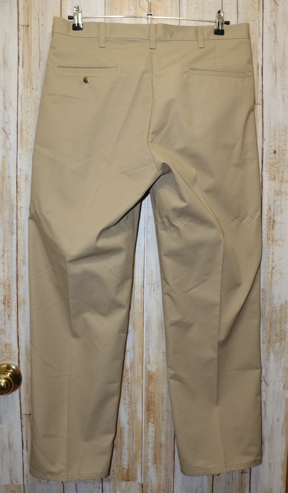 Mens Tan Rustler Pleated Khaki Pants Size 34 x 30 excellent | eBay