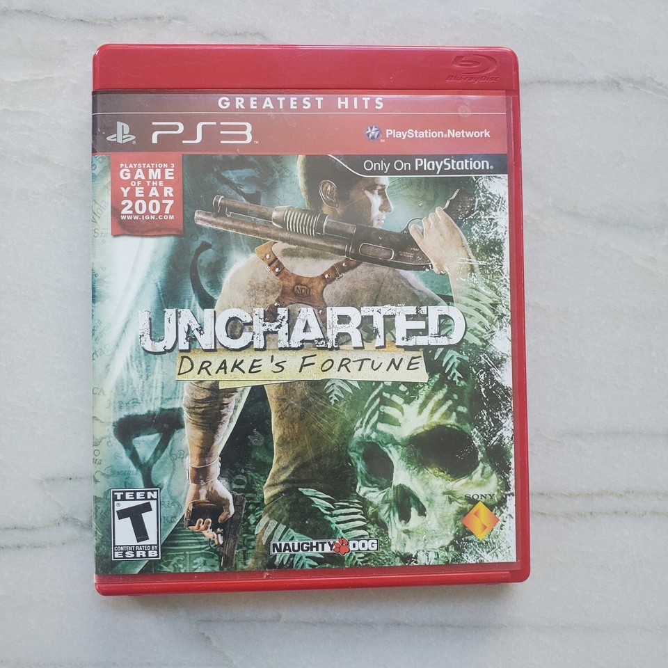 Uncharted Drake's Fortune - No Manual PlayStation 3 PS3 Game ...