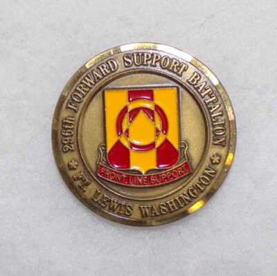 US Army 296th Brigade Support Battalion Commanders Challenge Coin for ...