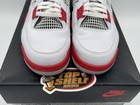 Nike Air Jordan Retro 4 Fire Red 2020 Size 10 Authentic Basketball ...