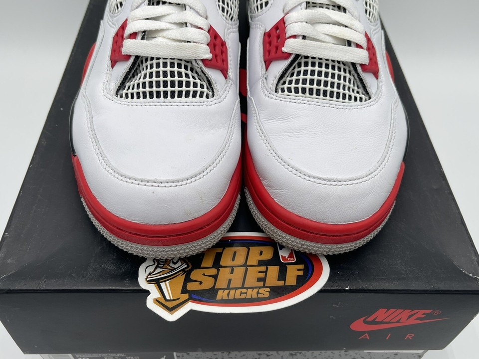 Nike Air Jordan Retro 4 Fire Red 2020 Size 10 Authentic Basketball ...