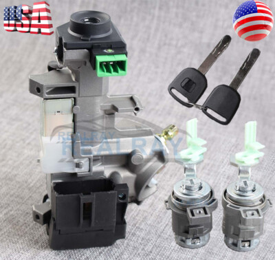 Ignition Switch Cylinder & Door Lock & Key For 2003-2006 Honda CRV CR-V ...