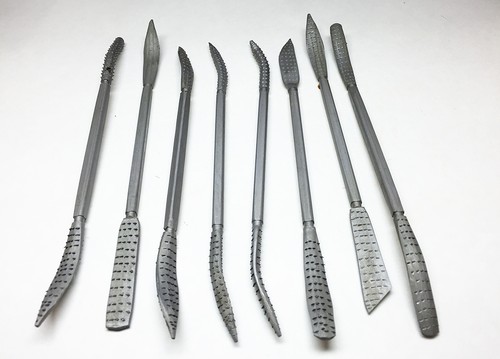 8pc Rasp Cut Heavy Duty Wood Riffler File Set Double Sided | eBay