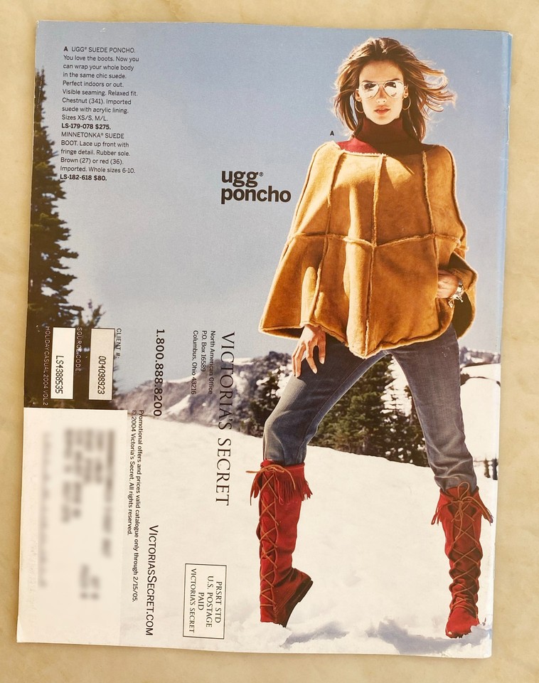 VICTORIA'S SECRET - HOLIDAY 2004 CATALOG - GISELE, AMBROSIO, MARISSA ...