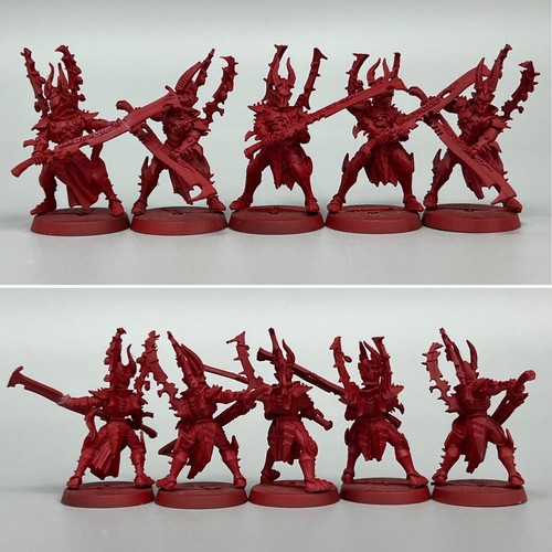 5 INCUBI WARRIORS DRUKHARI DARK ELDAR WARHAMMER 40,000 40K SQUAD RESIN ...