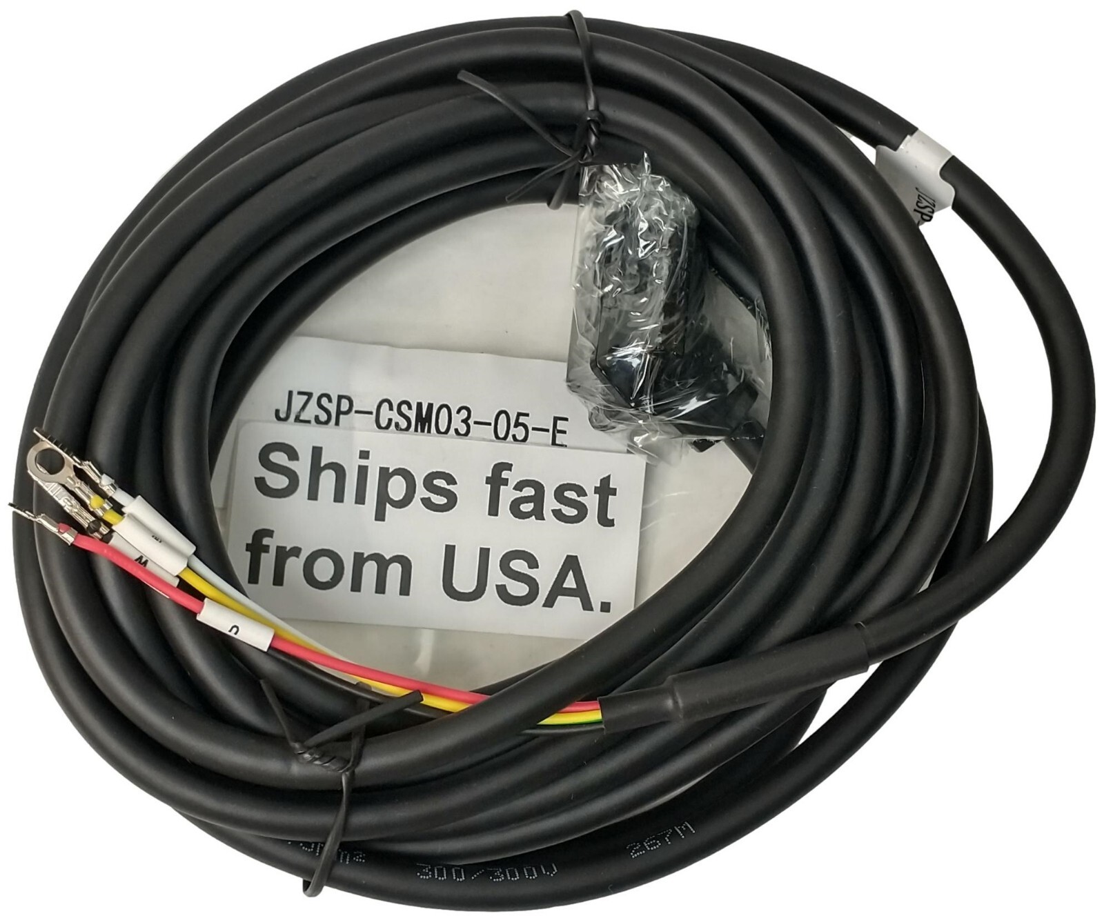 JZSP-CSM03-05-E 5M 5 Meter Power Cable Cord for Servo Motor | eBay