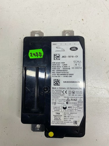 JAGUAR F TYPE X152 2021 TELEMATICS CONTROL UNIT MODULE J9C3-70718-CY ...