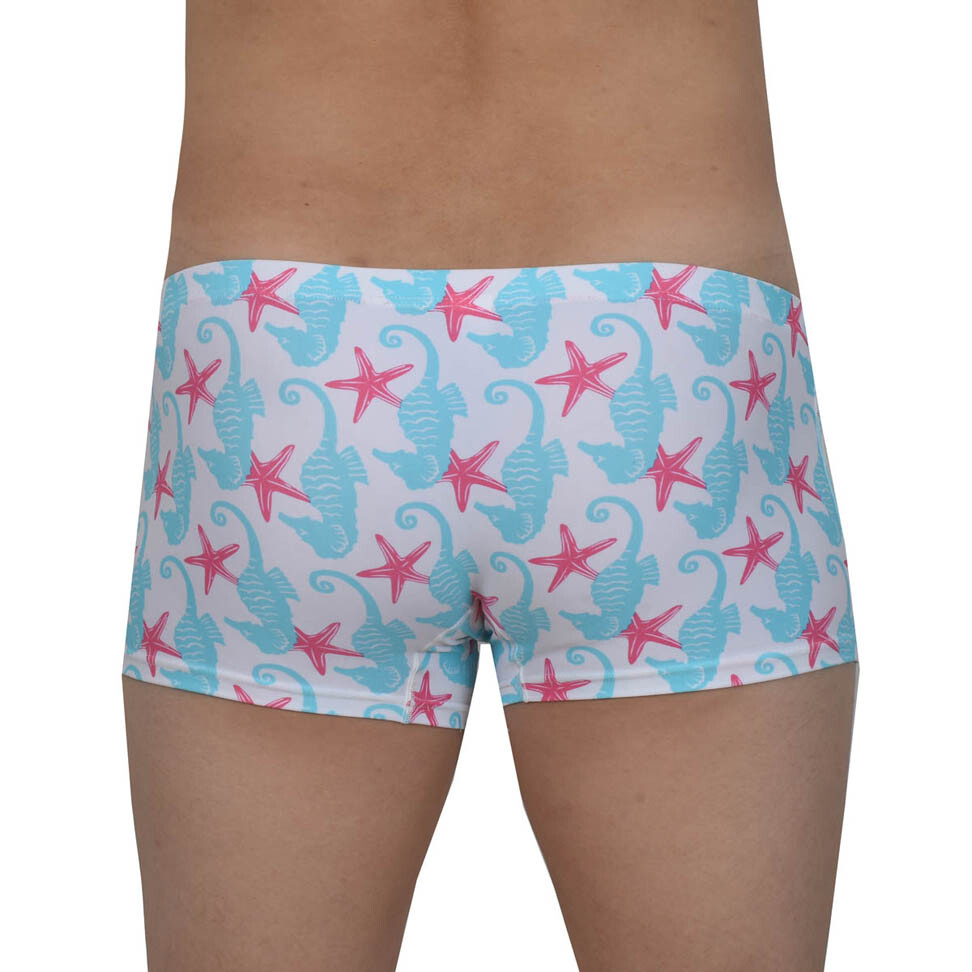 New Sexy Men Flower Boxers Briefs Underwear Male Swimwear Stretchy ...