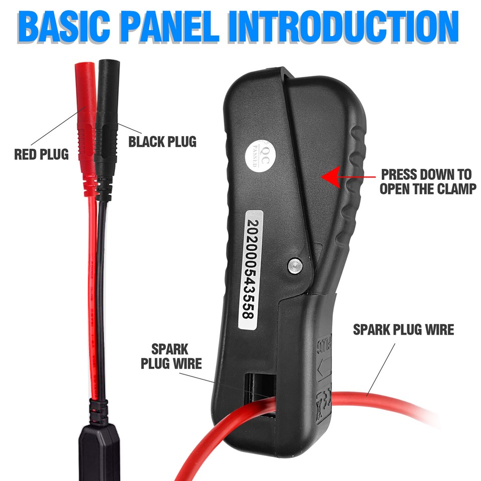 Automotive Multimeter Peak MAX AC DC Volt Tester mS PULSE Tach RPM ...