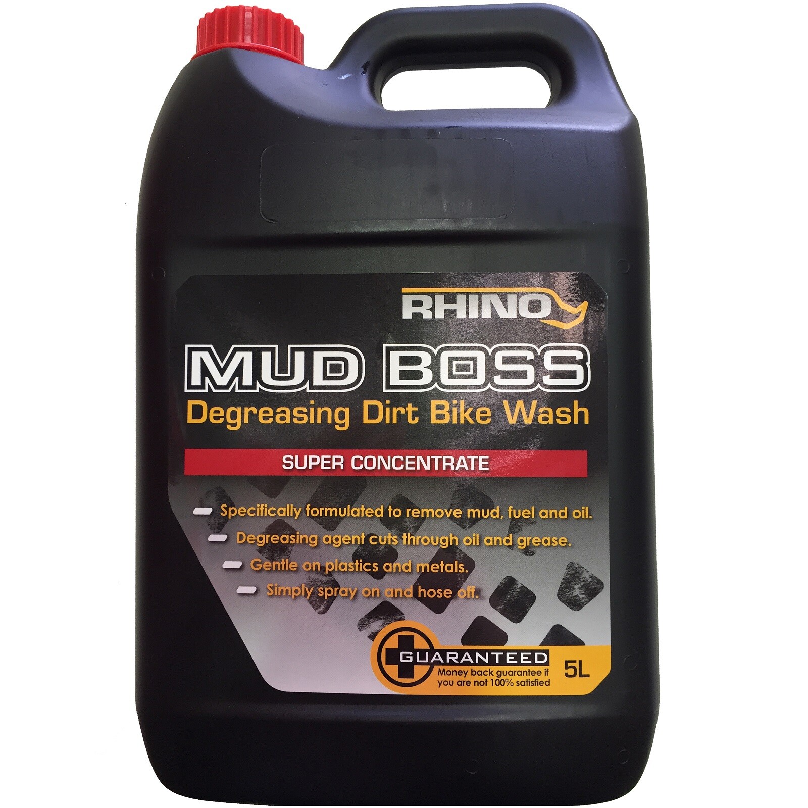 Rhino Mx Mud Boss 5L Motocross Dirt Bike Wash 5 Litre Cleaner Degreaser ...