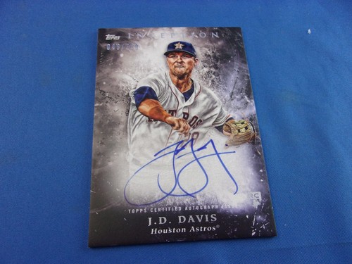 2018 Topps Inception - Rookie and Emerging Stars Autographs J.D. Davis ...