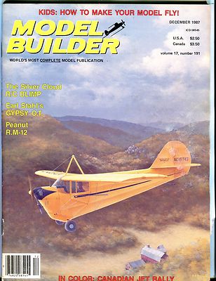 Model Builder Magazine December 1987 Peanut R.M.-12 EX 041017nonjhe | eBay