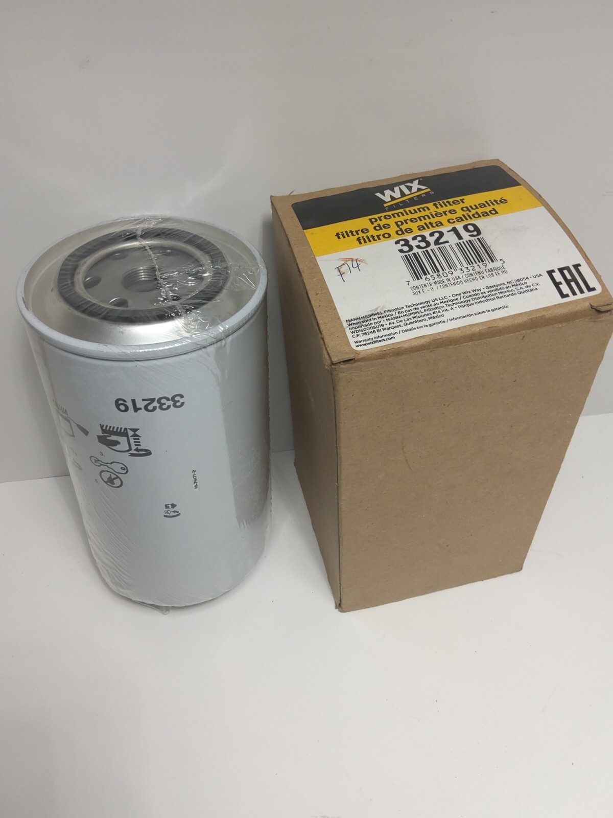 WIX 33219 - Fuel filter cross reference