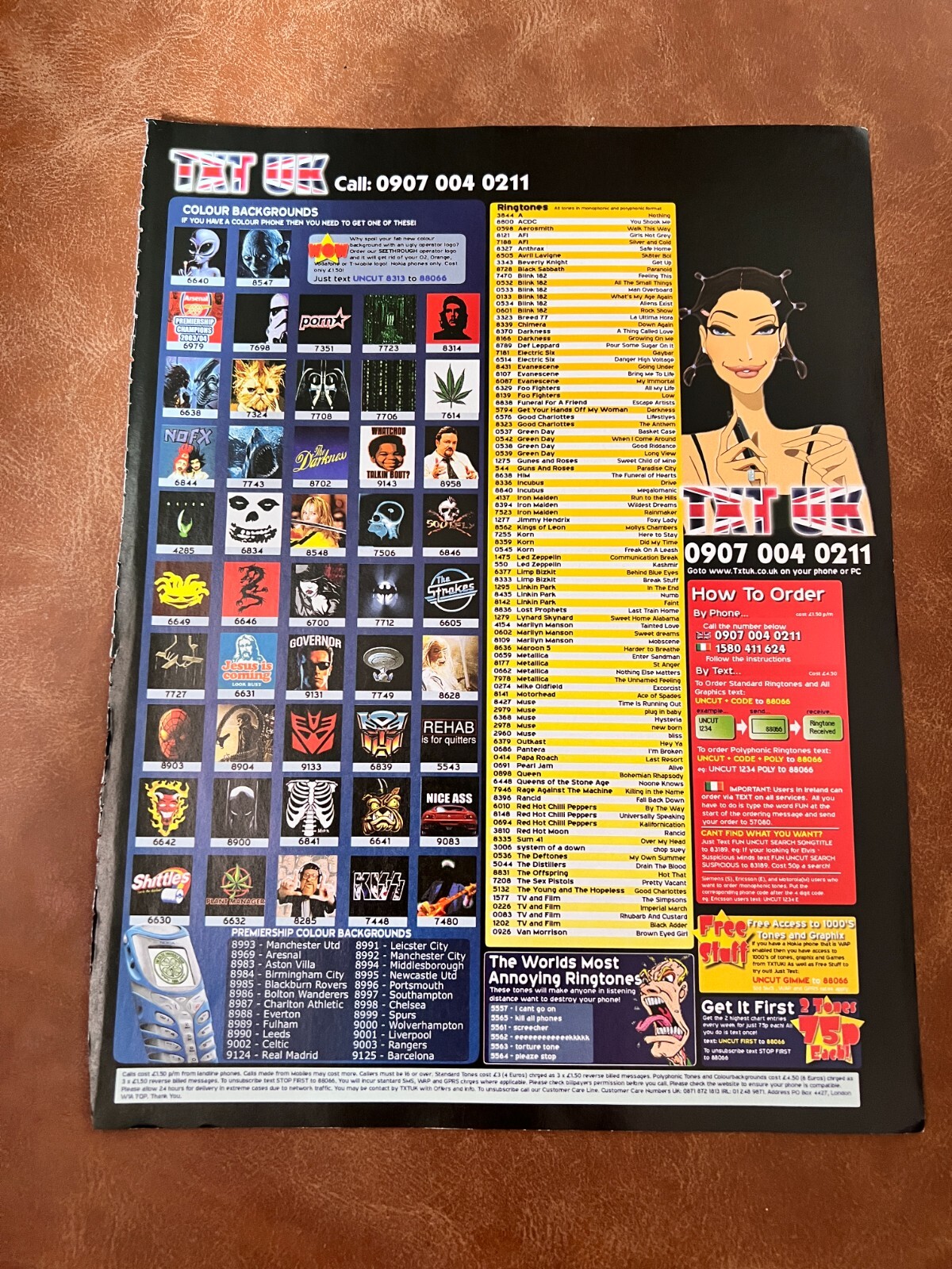 SMS RINGTONES MOBILE PHONE | Uncut Magazine | Collectible original ...