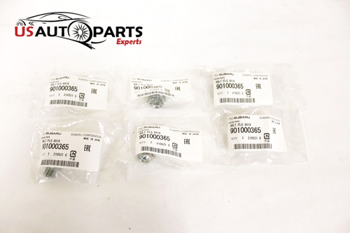 Subaru 1998-2018 Radiator Support Splash Shield Bolt SET OF 6 Impreza ...