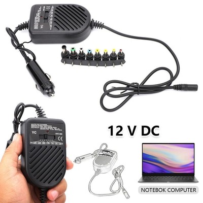 80W 12V Car Laptop Charger Auto Power DC Adapter Car Charger Adapter ...