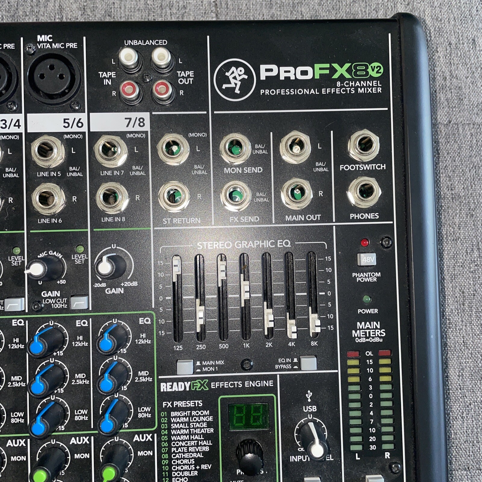 Mackie PROFX8V2 8-Channel Professional Effects Mixer | eBay
