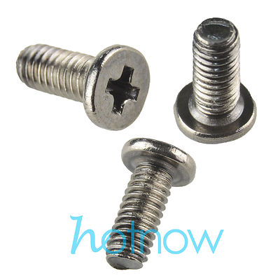 M2.5 x 6mm Phillips Flat Head Screw Black Nickel | eBay