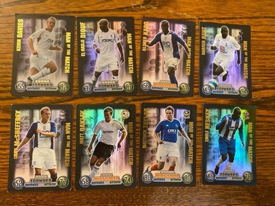Match Attax 2007/08 Man of the Match Bundle x8 – Bent, Heskey, Diouf ...