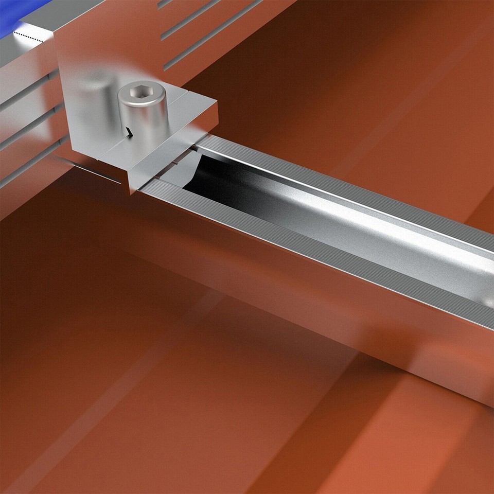 Brand New Rails Bracket Supplies Trapezoidal Clamp Fastening Mounting ...