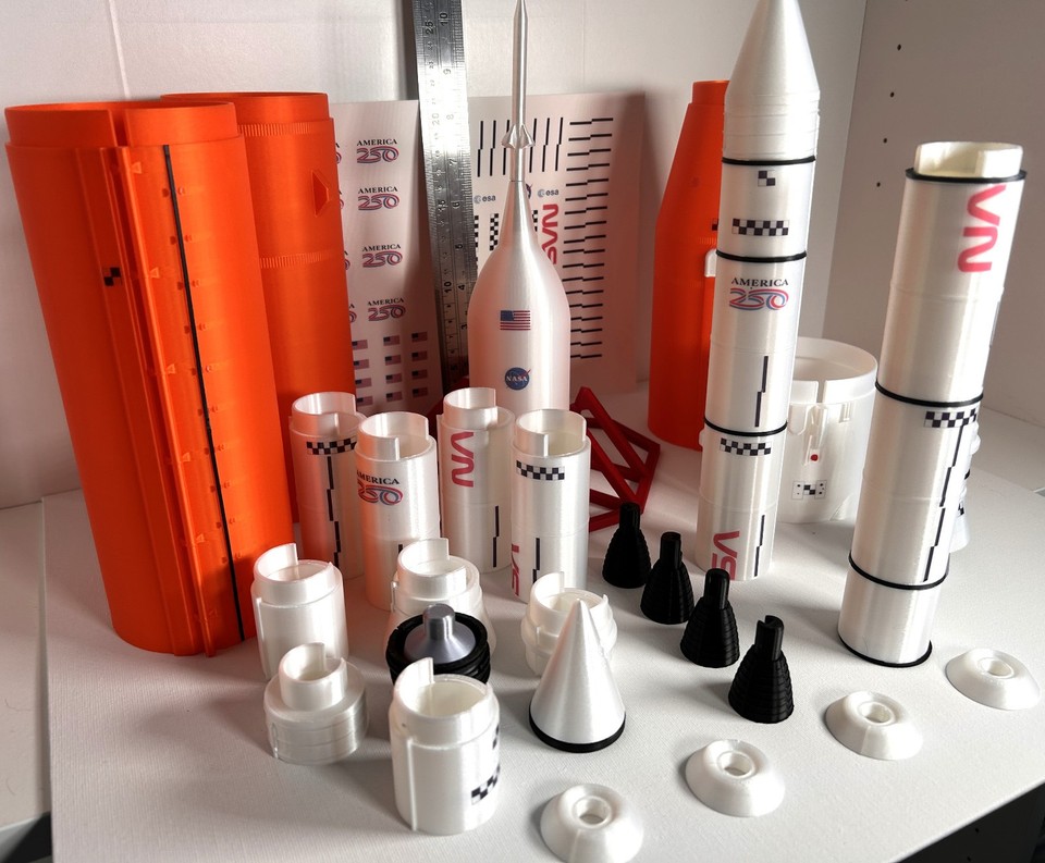 NASA Artemis SLS Rocket Model – Space Launch System Display Model 1/100 ...