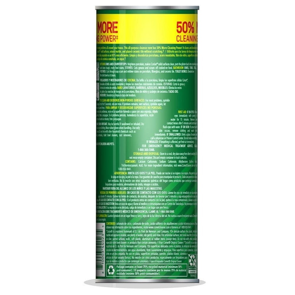 Comet 21oz Powder Cleanser | Powerful Stain Removal , Pine Fresh , Non ...