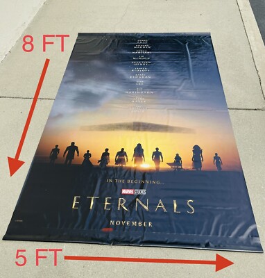 Marvel THE ETERNALS Disney Authentic Movie Vinyl Banner 8 ft x 5 ft | eBay