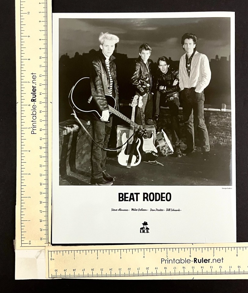 1980s Beat Rodeo NYC Country Rock Band Vintage Promo Photo Almaas ...
