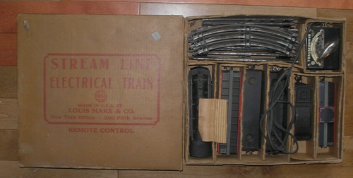 Marx 25234 Train Set 999 Steam Engine New York Central 1950's Electric ...