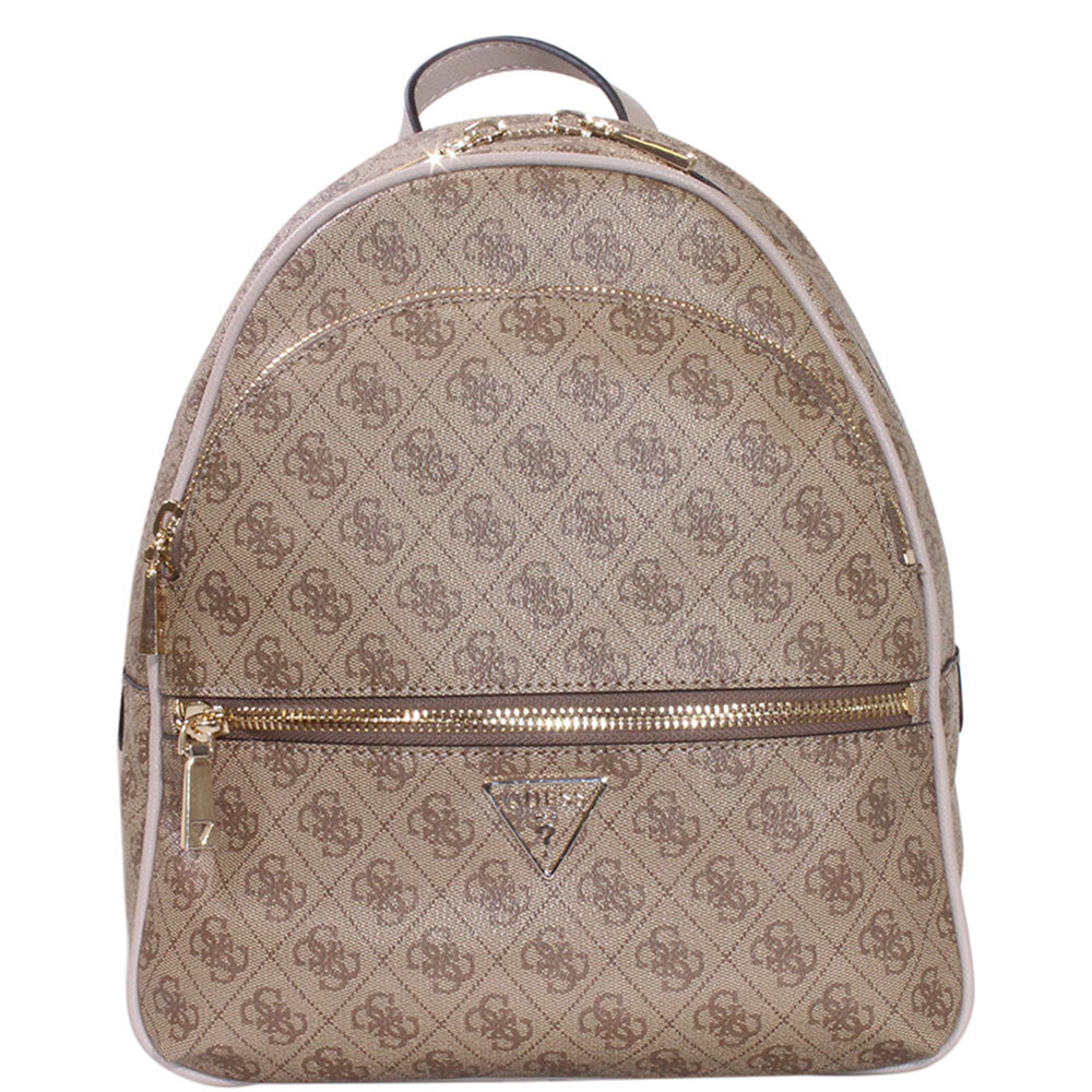 Guess Women's Manhattan Backpack Latte Logo Large Bag | eBay