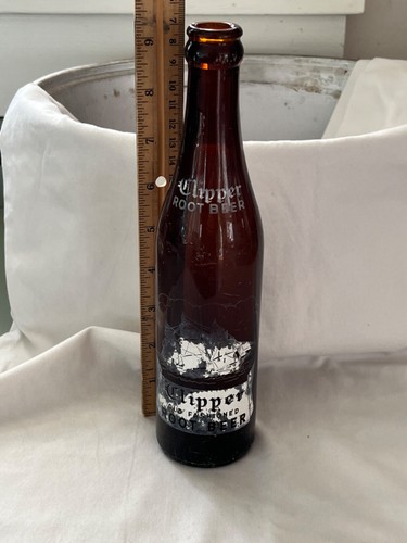 Amber Clipper ship Root Beer soda bottle Newcastle ME | eBay